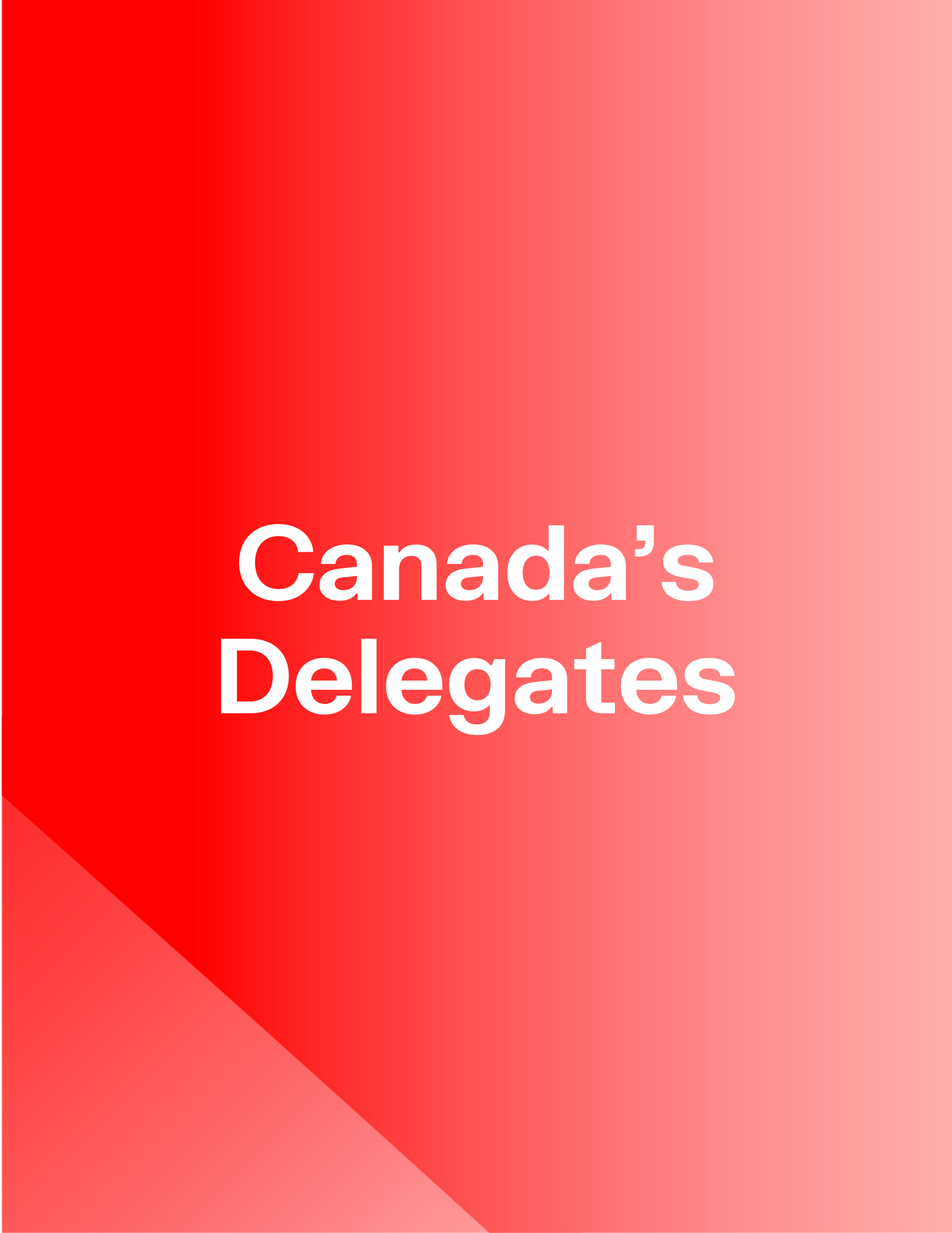 Canada's Delegates | Scale AI Canada's Delegates | Scale AI